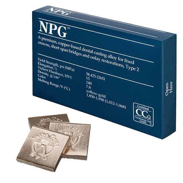 Metal NPG Amarelo | AalbaDent - Dotamed São João